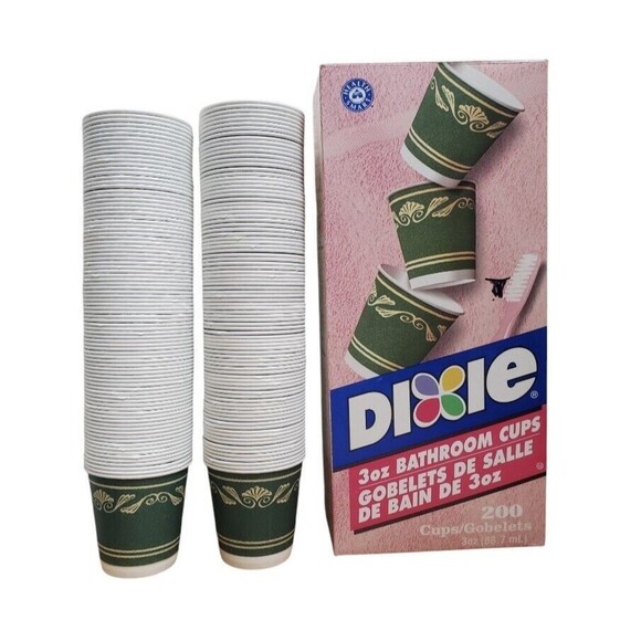 Dixie | Dining | Vintage 97s Dixie Cups 3oz Neoclassical Design ...